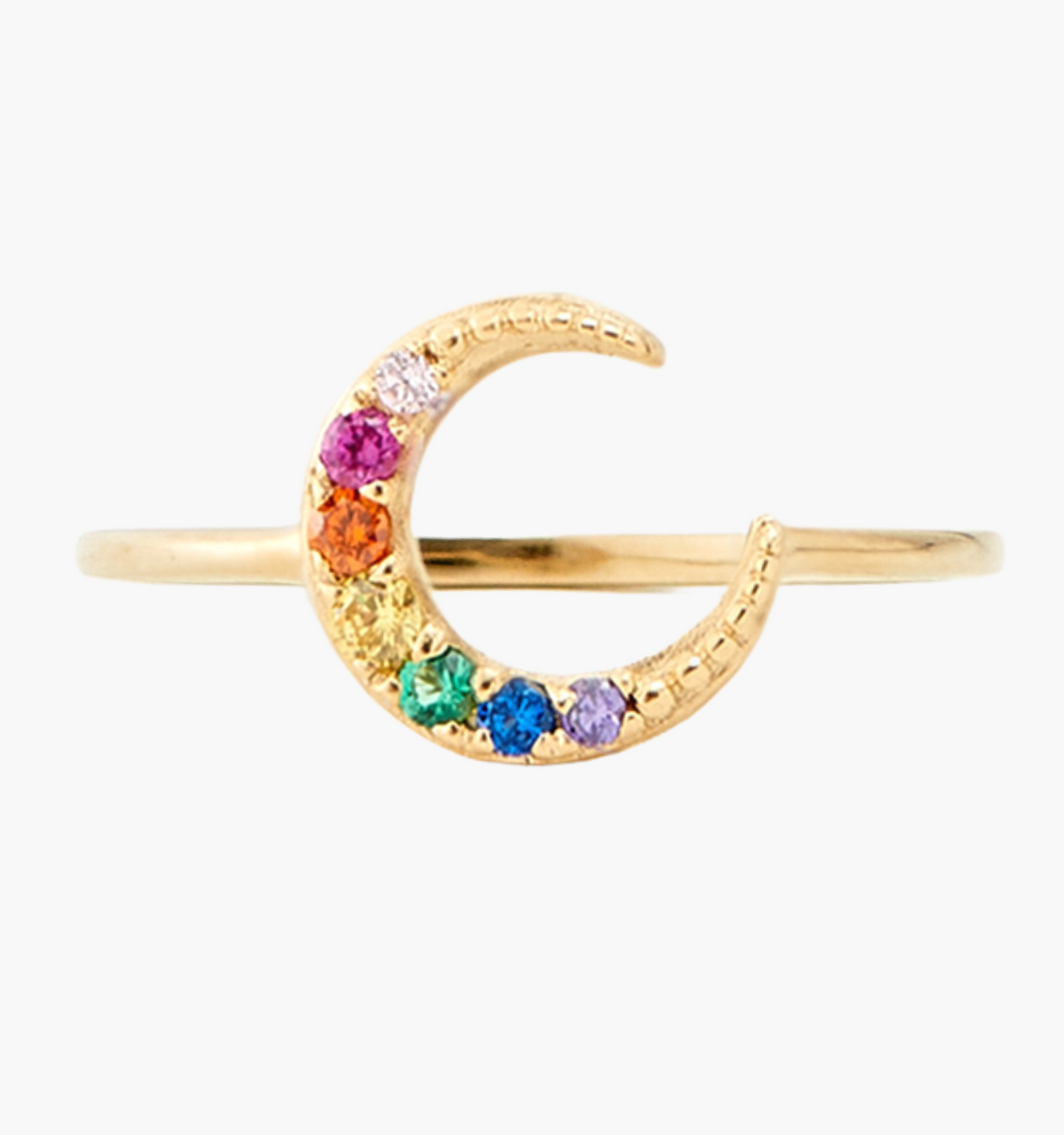 Rainbow Moon Ring – Rellery