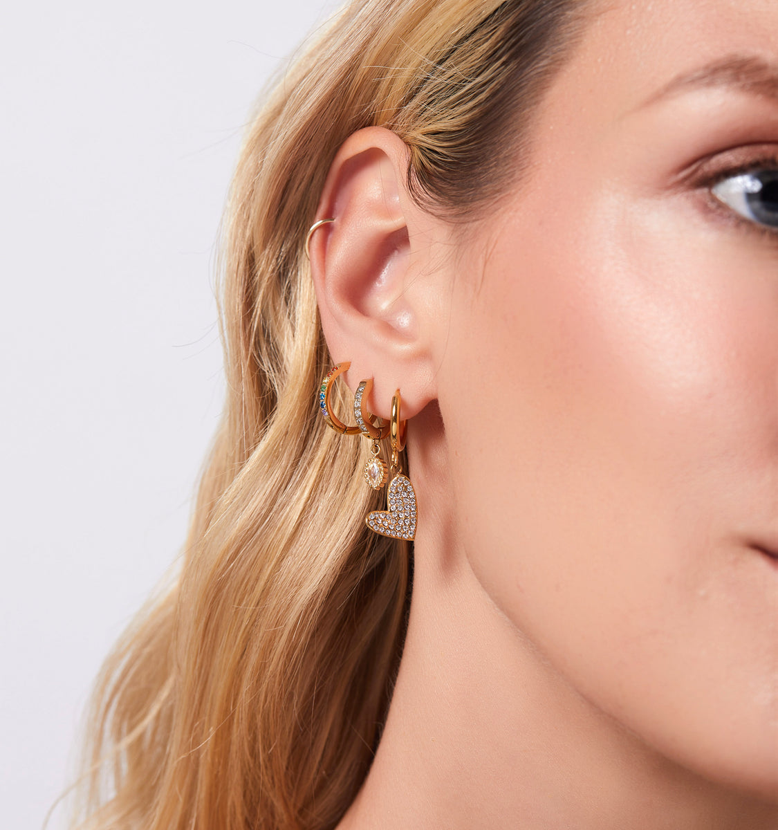 Huggie Earrings: Heart Earrings – Rellery