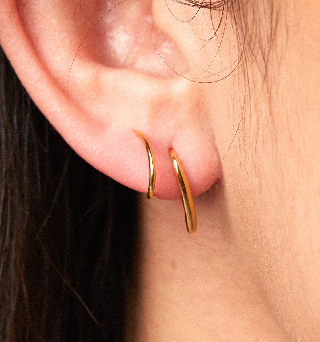 Illusion Earrings, Twist Hoops, Double Hoop Earrings – Rellery