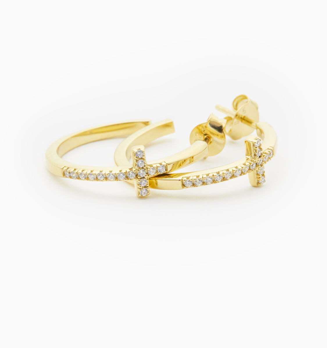 Cross Hoop Earrings – Rellery
