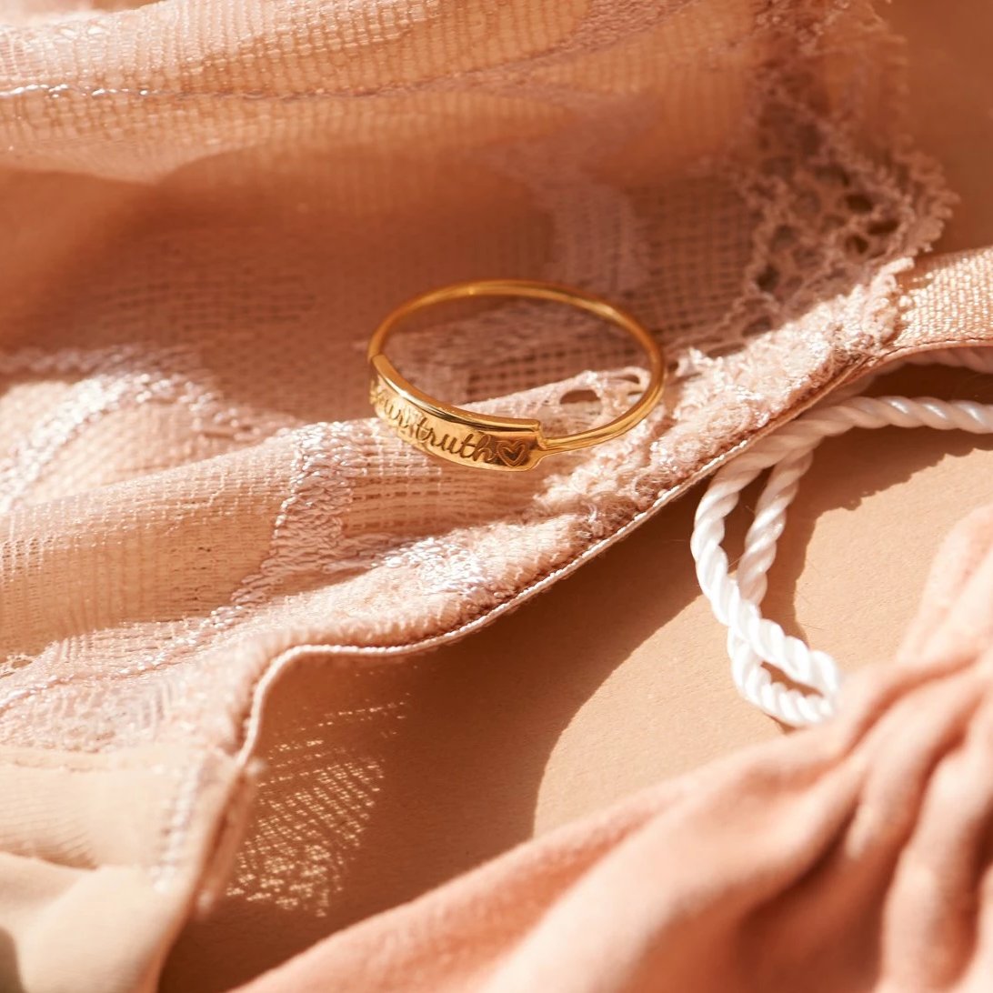 Personalized Ring: Bar Ring – Rellery