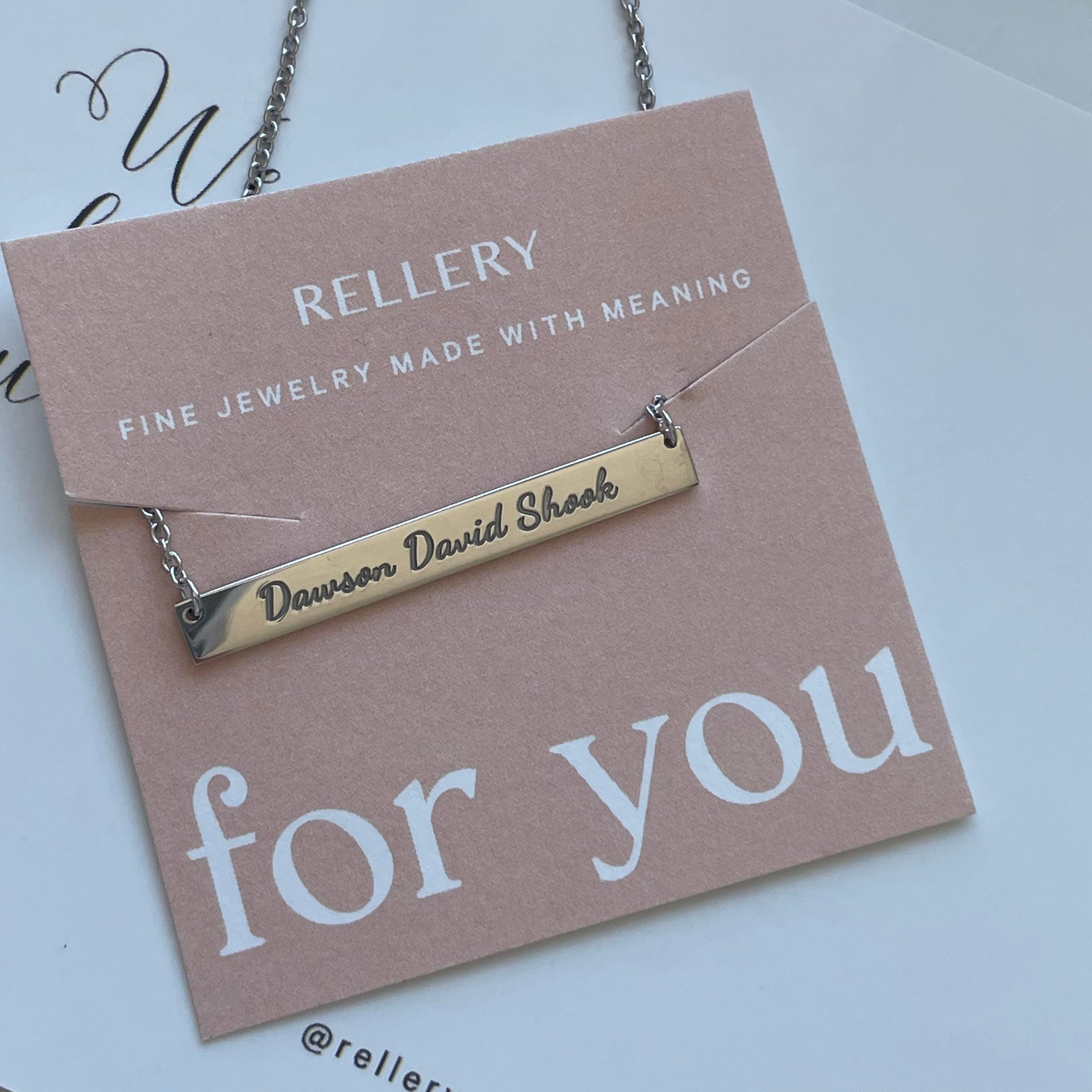 Bar Necklace Jewelry in Gold and Sterling Silver – Rellery