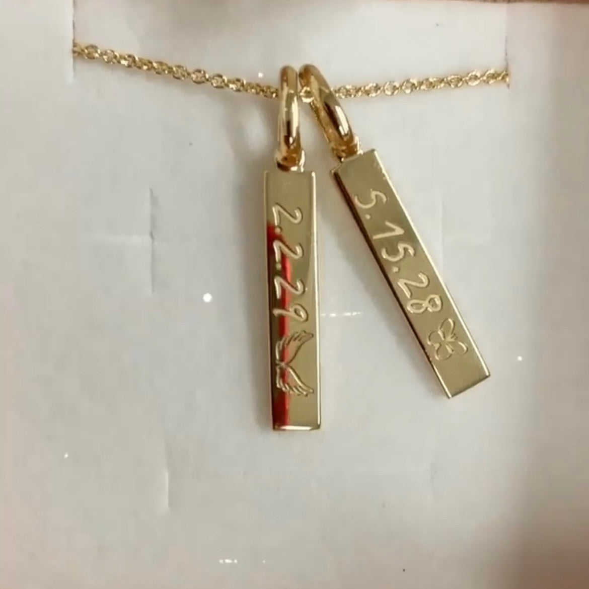 Vertical Bar Necklace ‚ Buy Custom Vertical Bar Necklace – Rellery