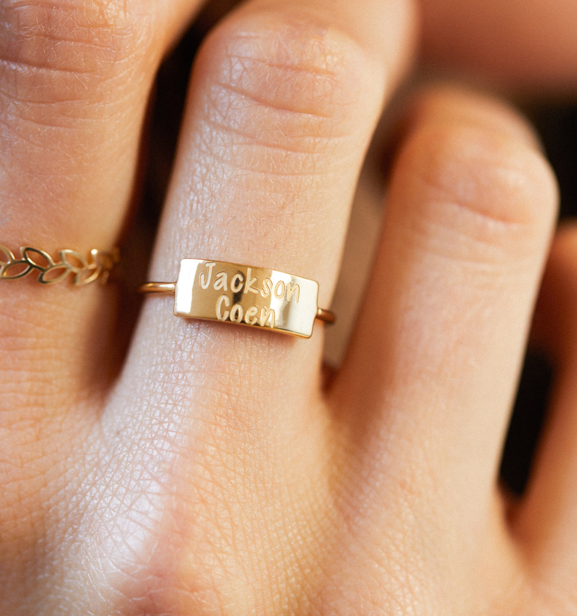 Custom Ring: Name Ring – Rellery