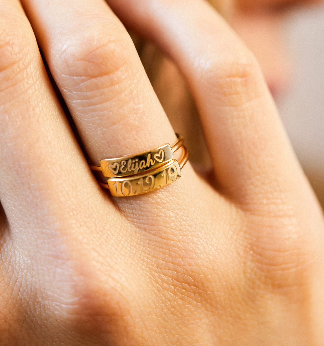 Personalized Ring: Bar Ring – Rellery