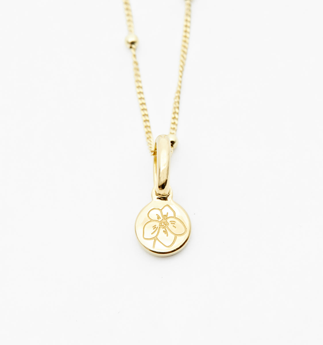 Violet Flower Necklace - February – Rellery