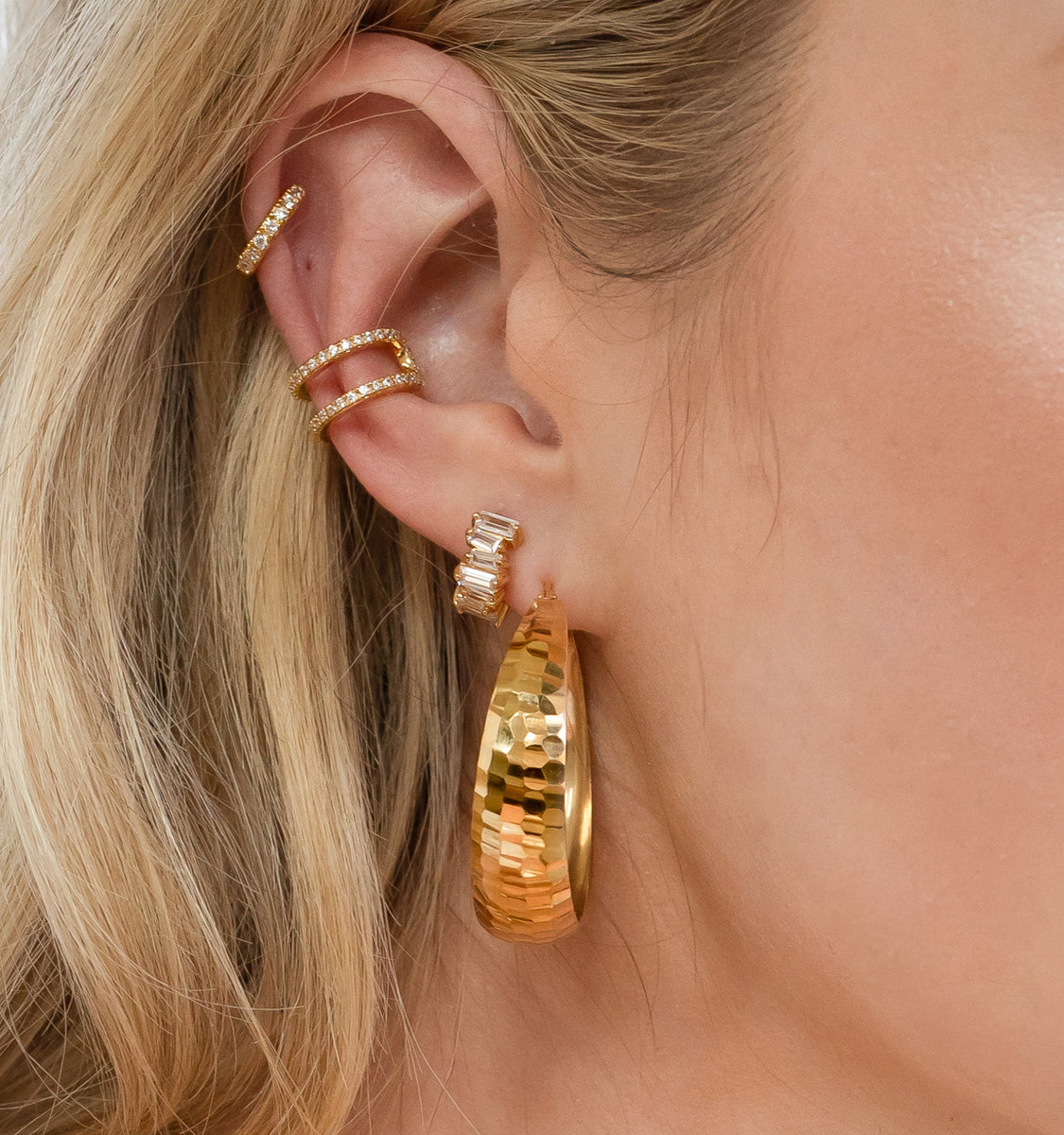 Large Gold Hoop Earrings – Rellery